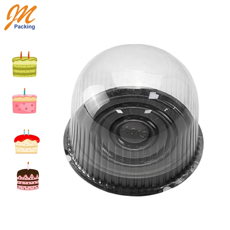 Custom size 7/8/10/12 inches clear plastic disposable round cake box ...
